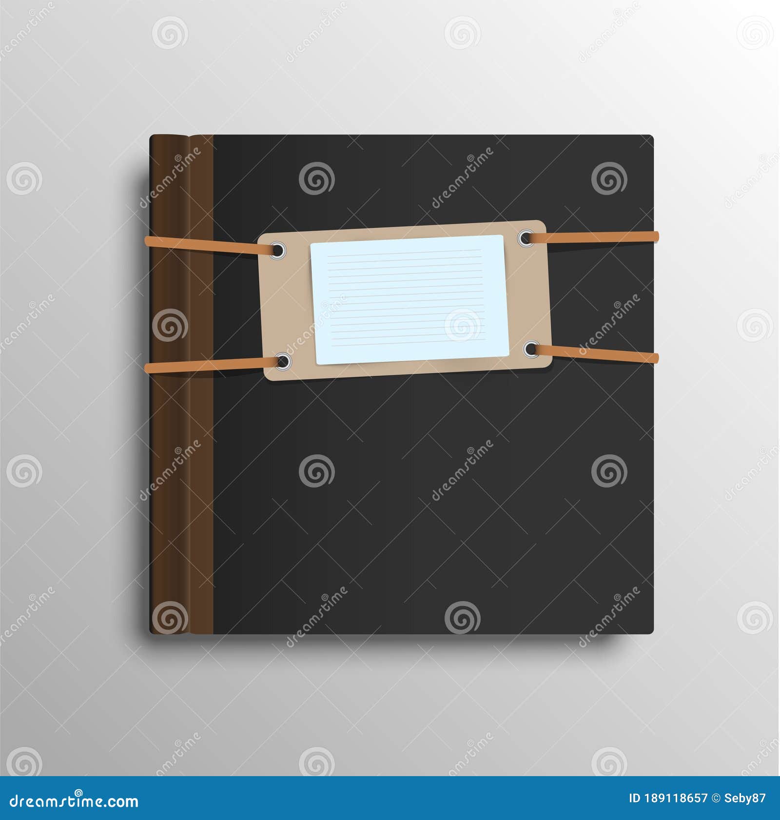 Realistic Notebook, Vector Illustration Stock Vector - Illustration of ...