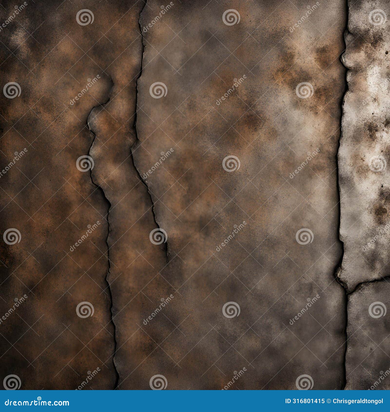 Realistic Old Metallic Background With Burn Scars In A Mid-range Ai ...