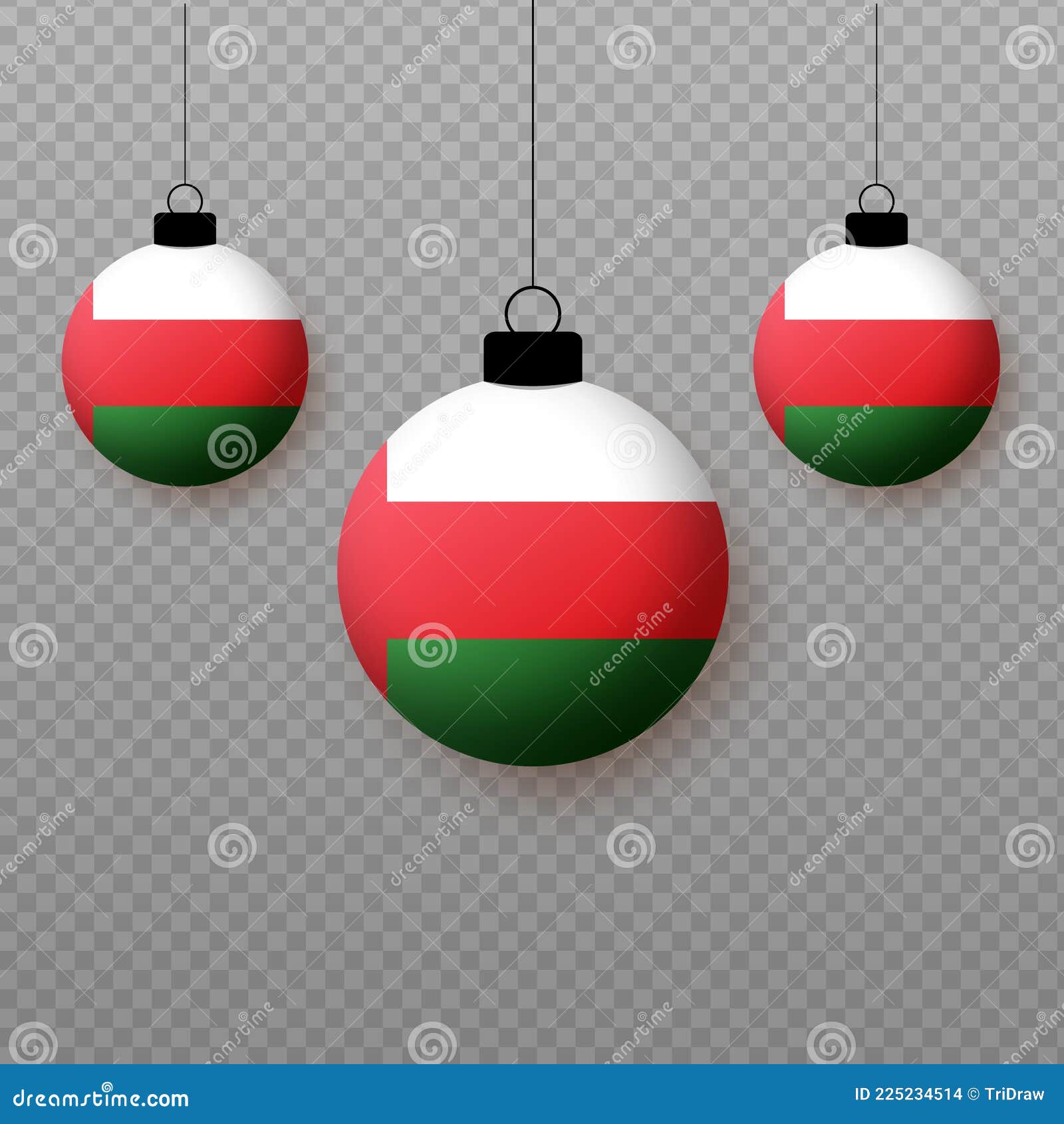 Realistic Oman Flag with Flying Light Balloons Stock Vector ...