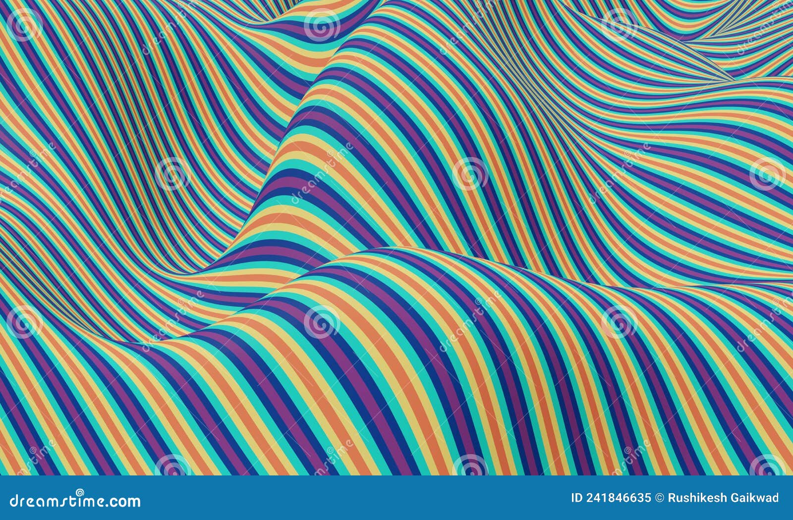 Realistic Optical Illusion Background Stock Illustration - Illustration ...