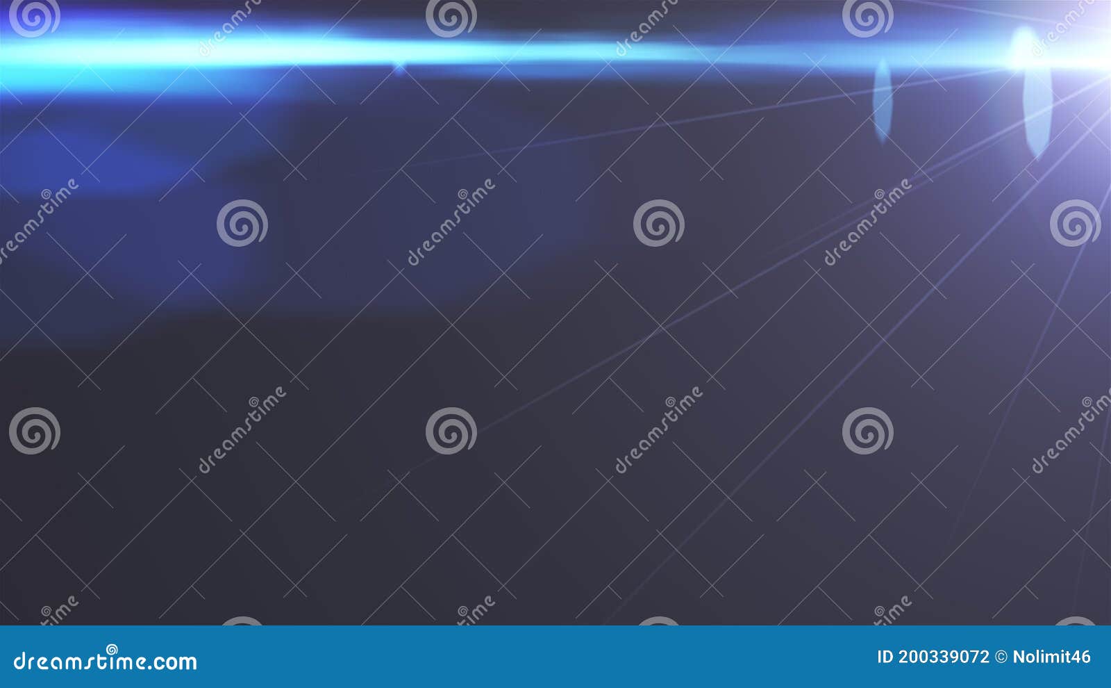 Realistic Optical Lens Flare Effect, Computer Generated. 3d Rendering ...