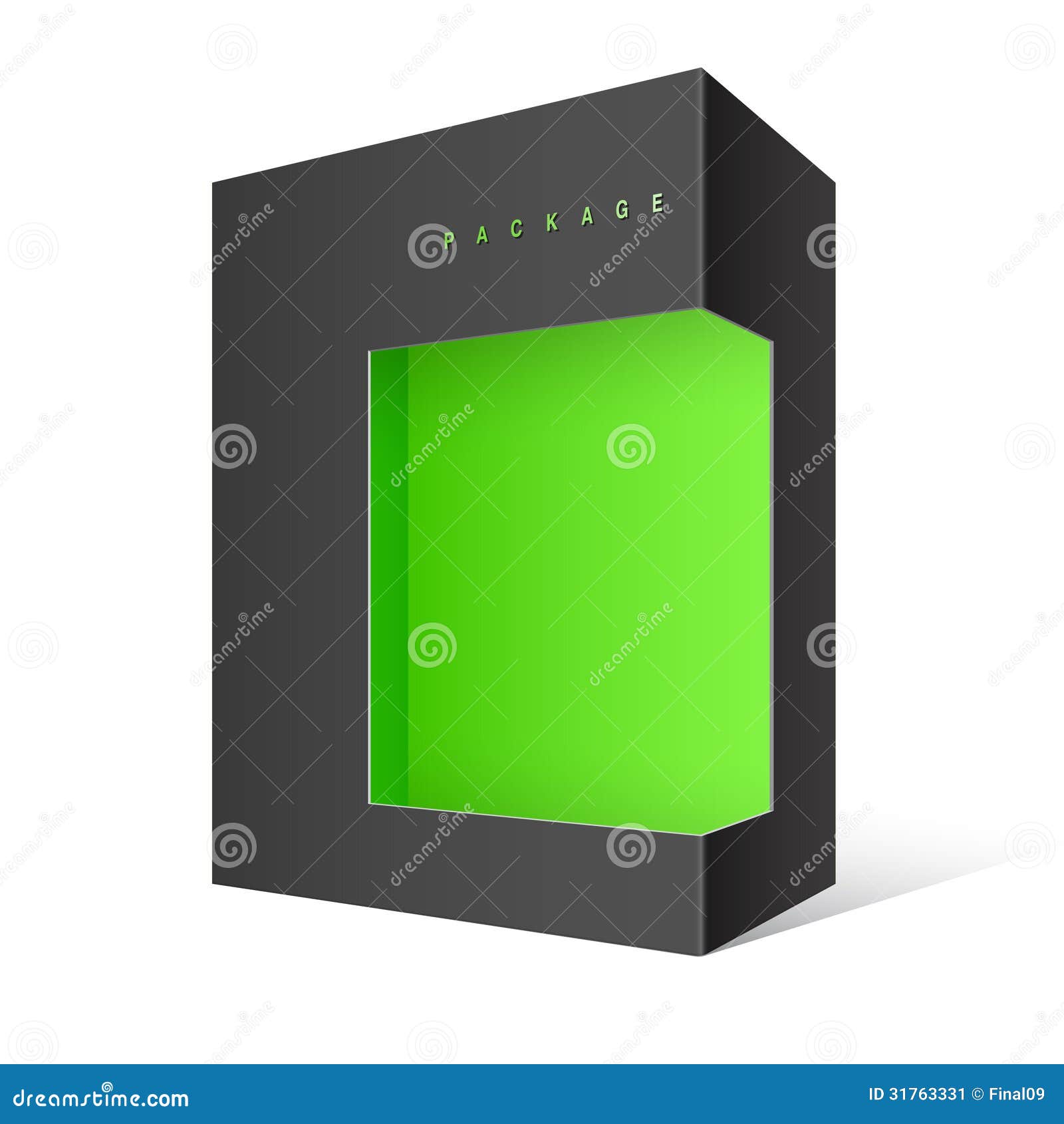 Realistic Package Box. for Electronic Device Stock Vector ...