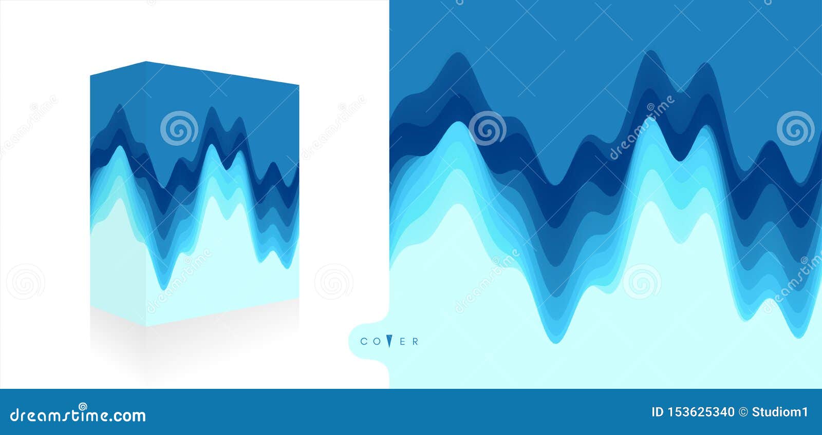 Realistic Packaging Box. Product Packing. Abstract Background with ...