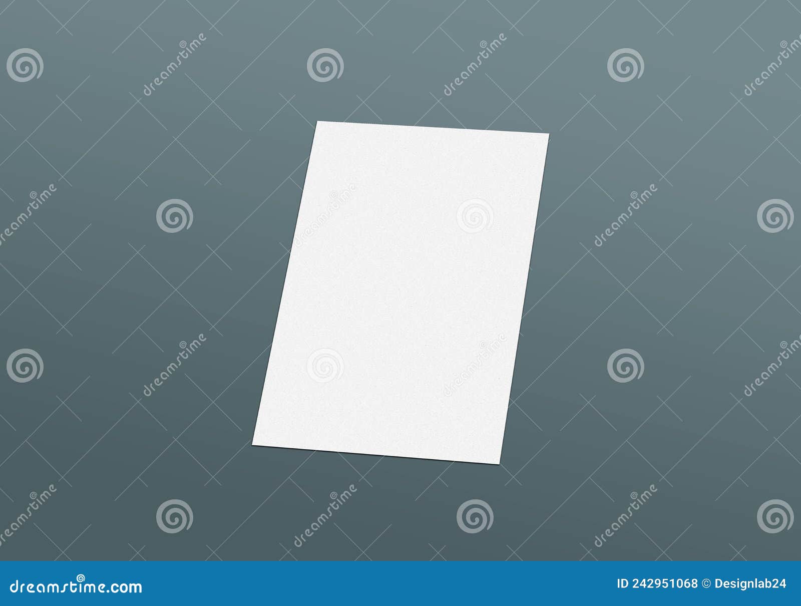 Realistic A4 Pages Mockup Design, Blank Sheet Paper Mockup Stand. Flat ...