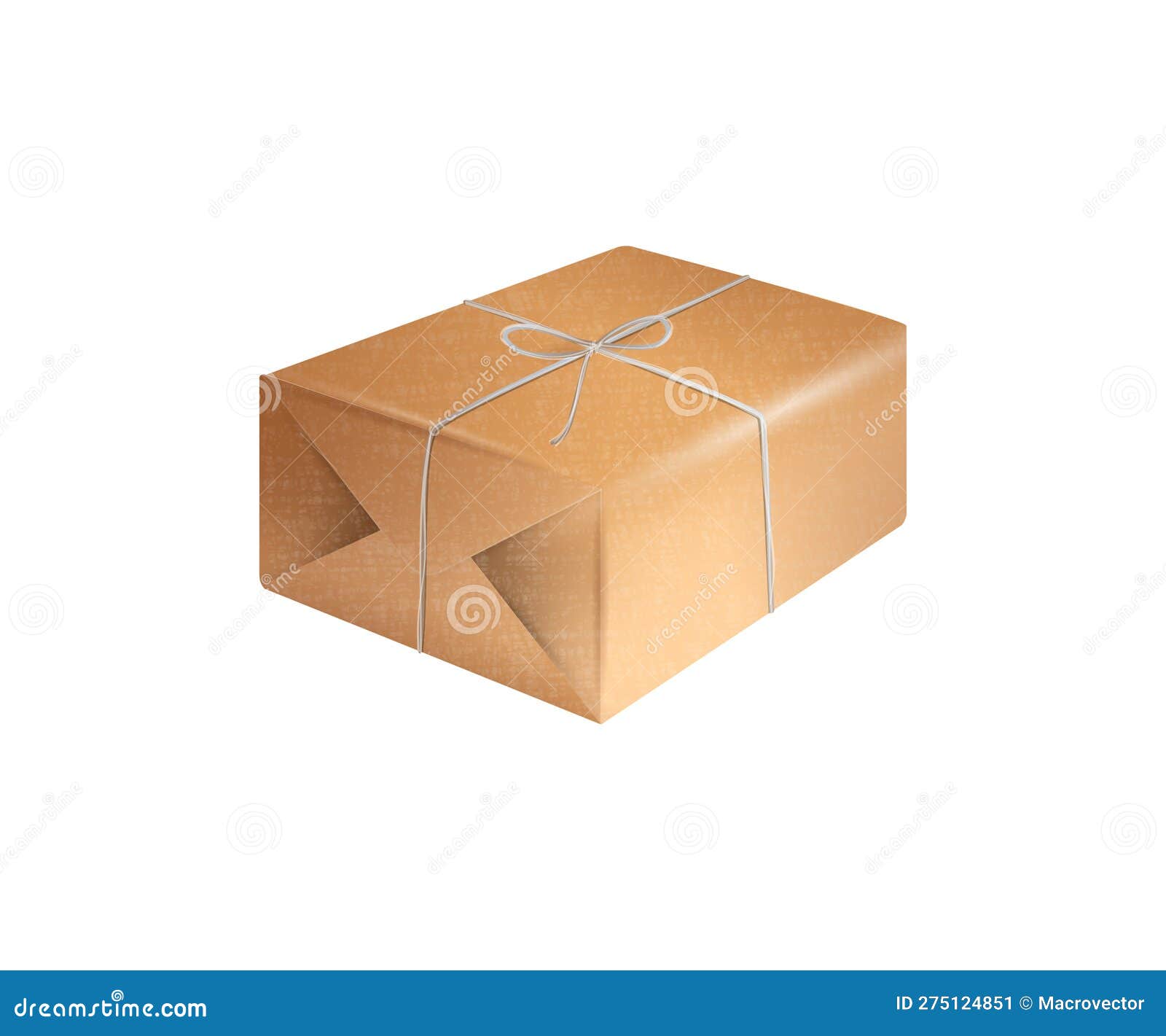 Realistic Parcel Illustration Stock Vector - Illustration of shipping ...