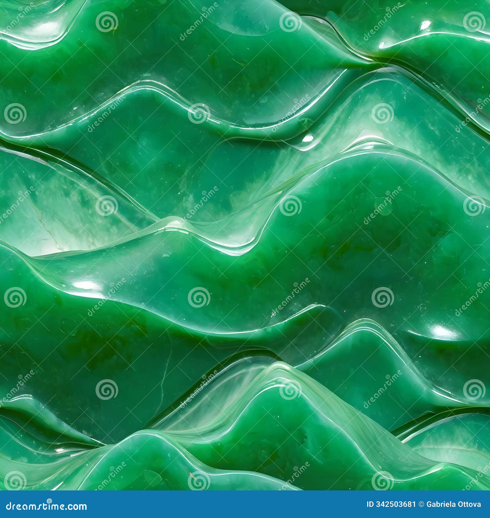 Pattern of Natural Green Jade, Close Up, AI Illustration Stock ...