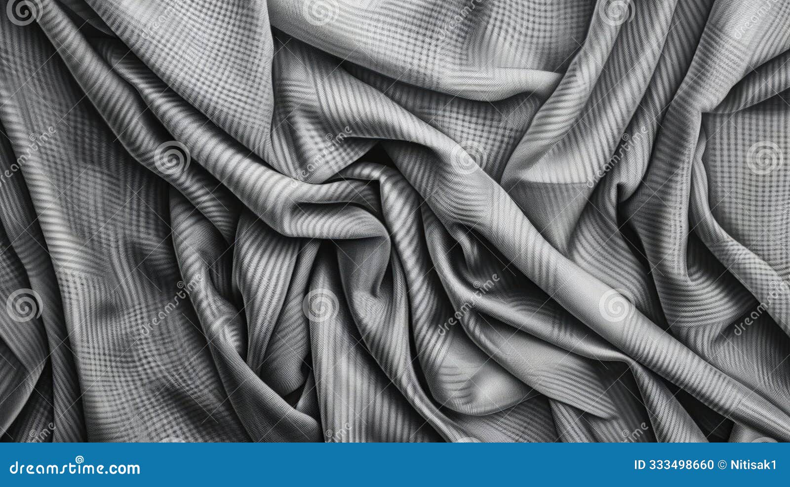 Realistic Pencil Drawing of Various Fabric Textures Stock Illustration ...