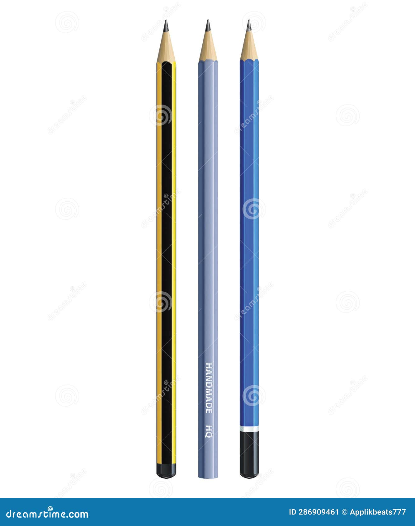 Realistic Pencil. Vector Illustration Stock Vector - Illustration of ...