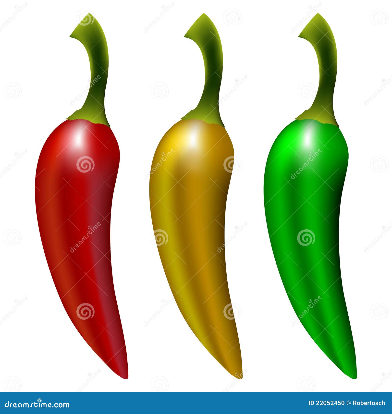 Realistic pepers cartoon stock vector. Illustration of object - 22052450