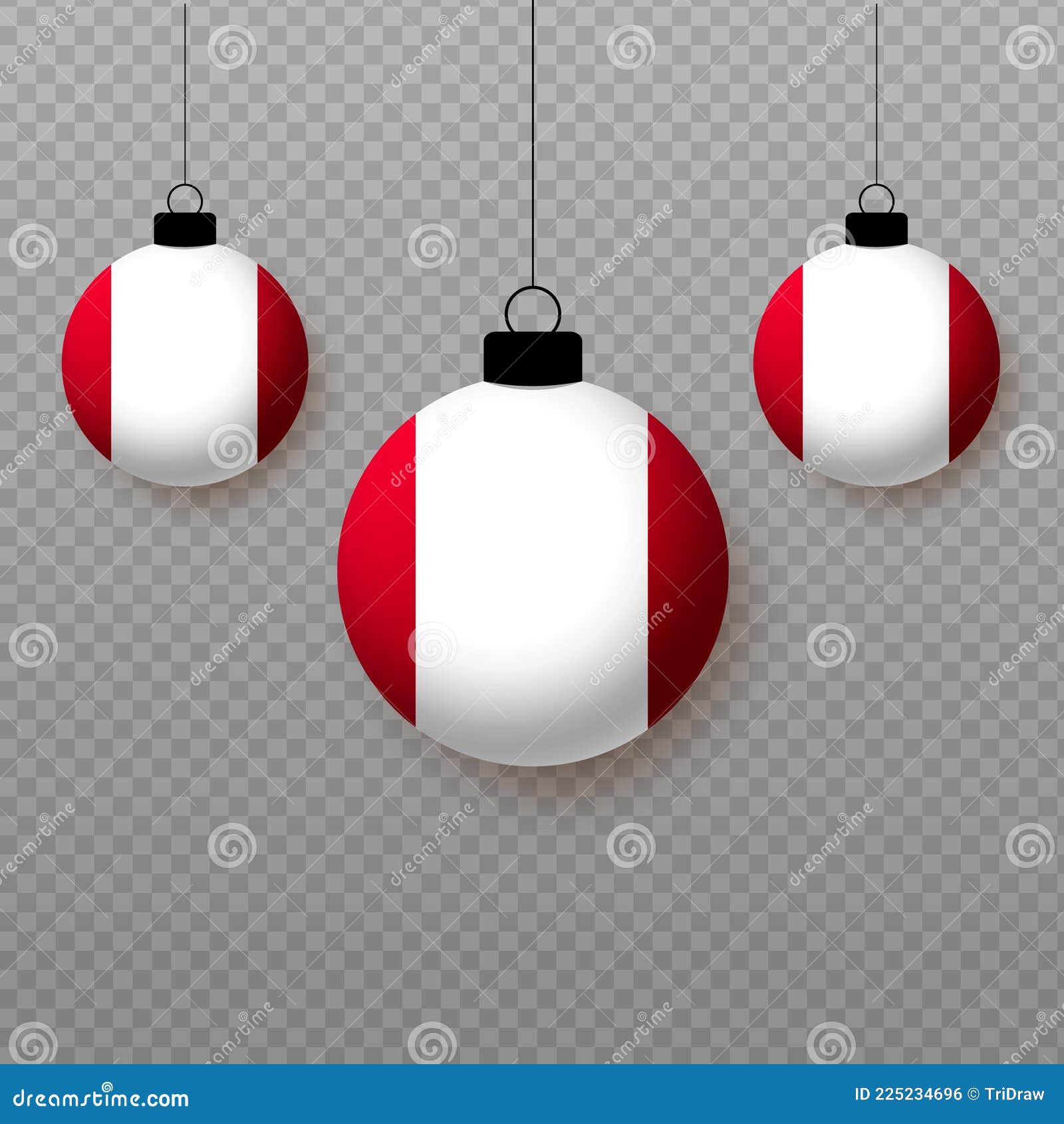 Realistic Peru Flag with Flying Light Balloons Stock Vector ...