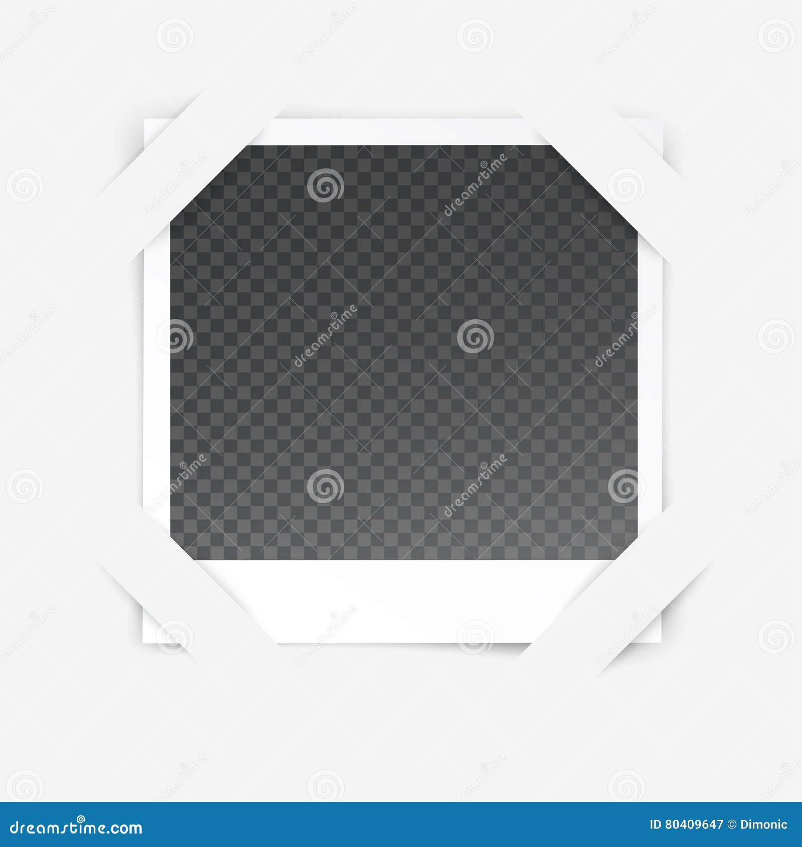 Realistic Photo Frame with Isolated Transparent Special Effect Inside ...