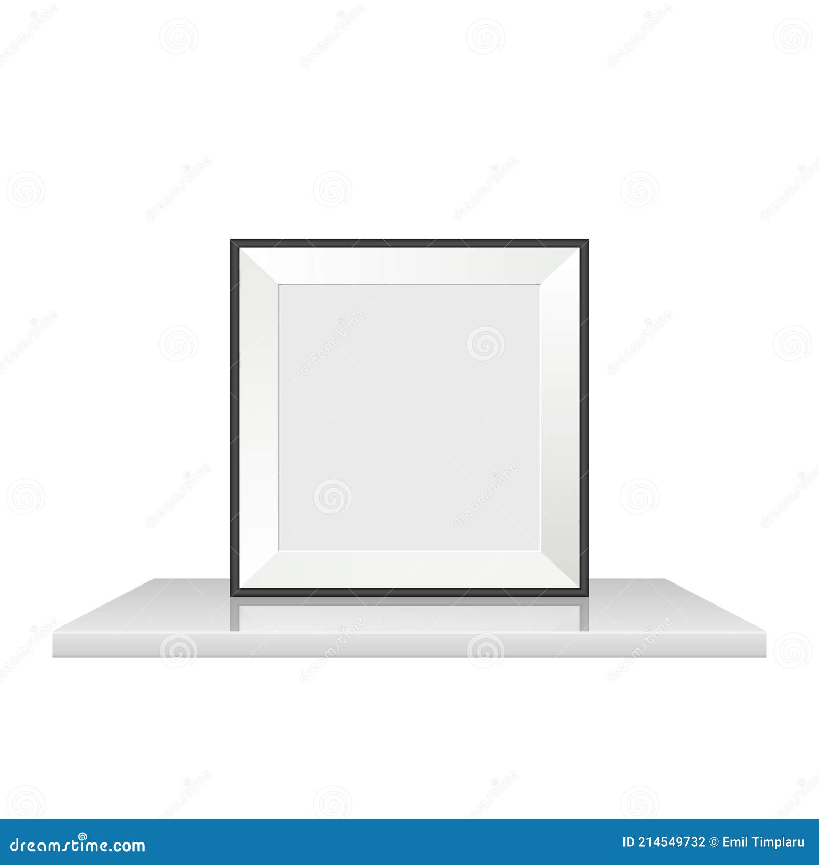 Realistic Photo Frame Vector Design Illustration Stock Vector ...