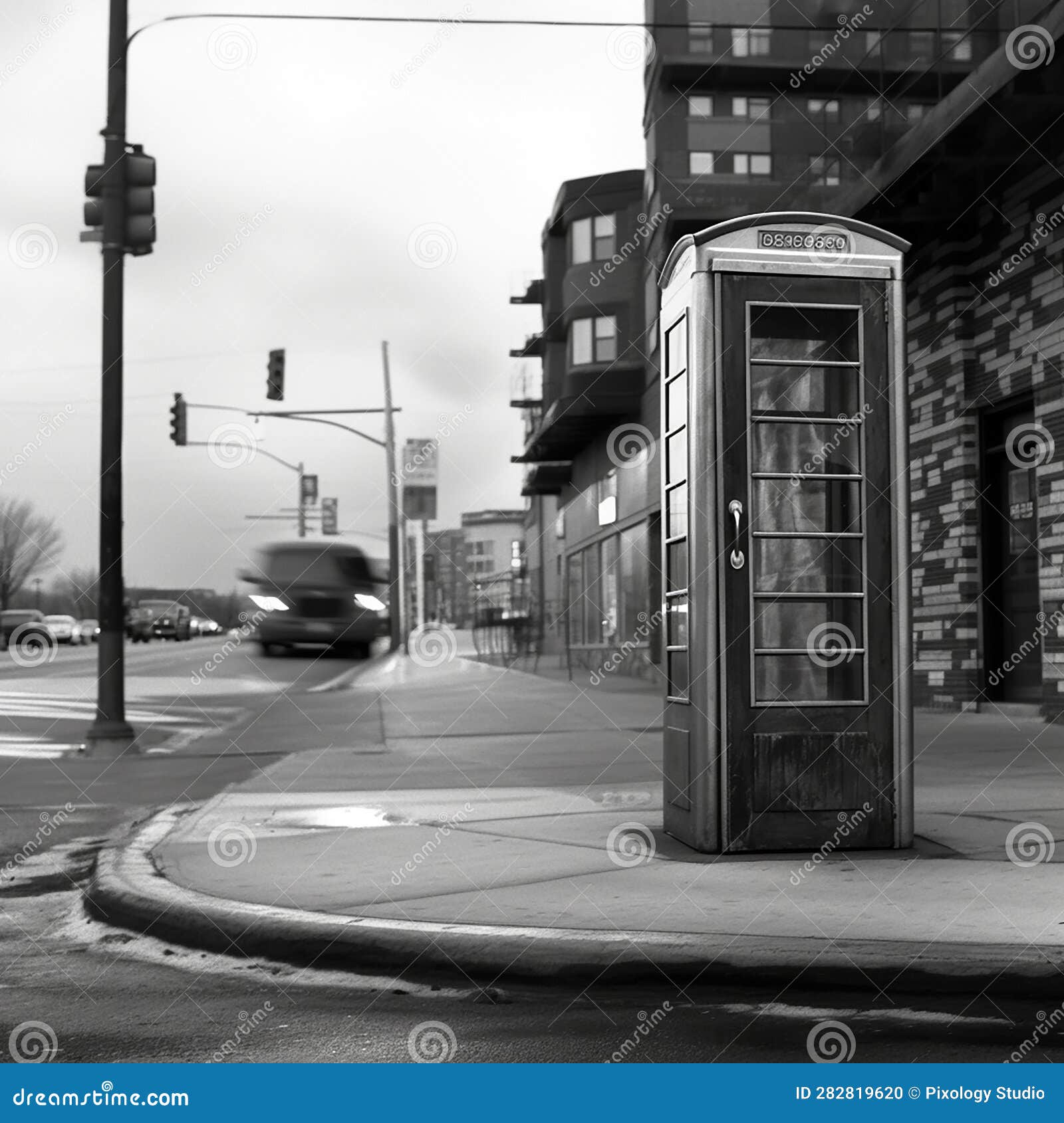 A Realistic Picture of a Line Outside a Phone Booth, on the Sideways AI ...