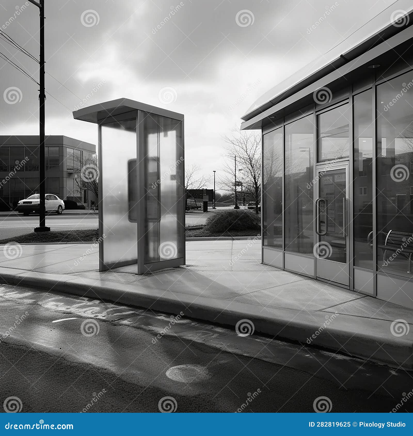 A Realistic Picture of a Line Outside a Phone Booth, on the Sideways AI ...