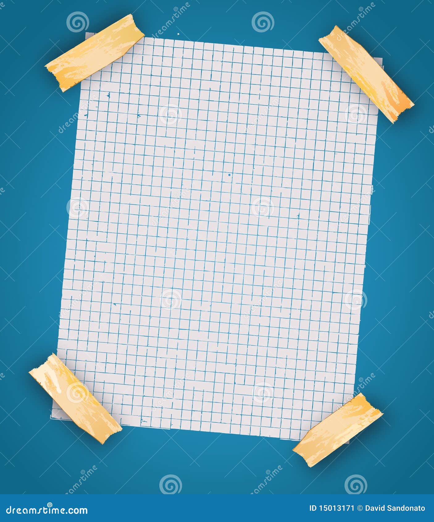 Realistic Piece of Paper with Space for Text Stock Vector ...