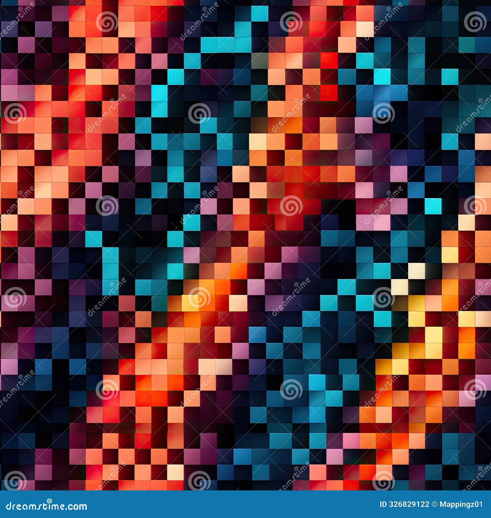 Realistic Pixel Patterns Texture Background Stock Illustration ...