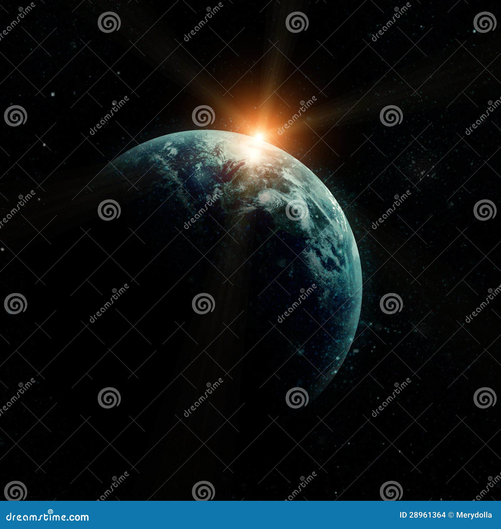 Realistic Planet Earth With Atmosphere Isolated On Black Background ...