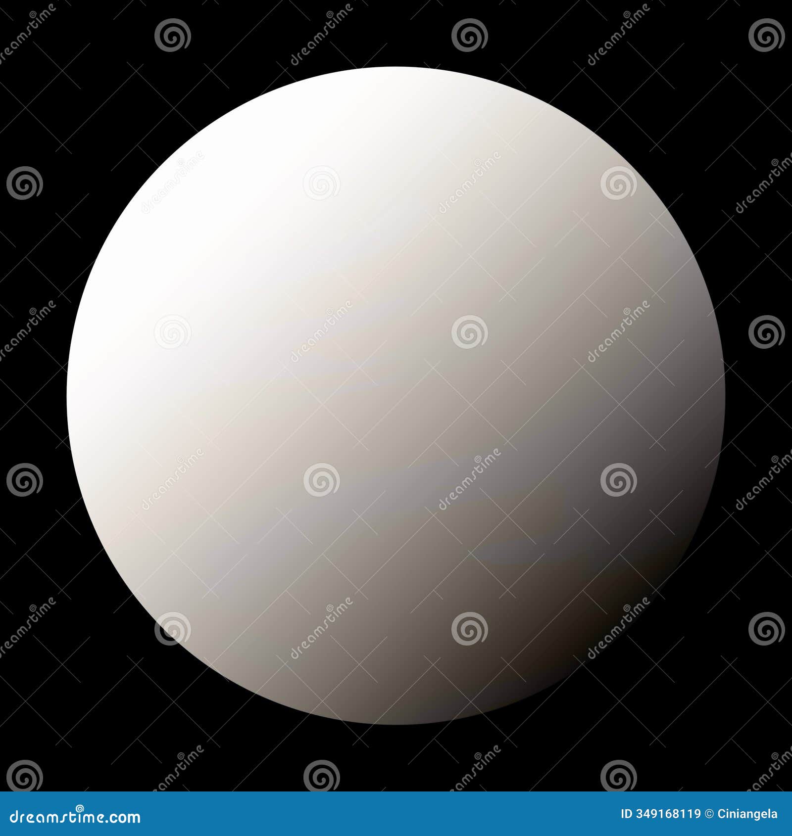 Realistic Planet Venus on Black Background Stock Vector - Illustration ...