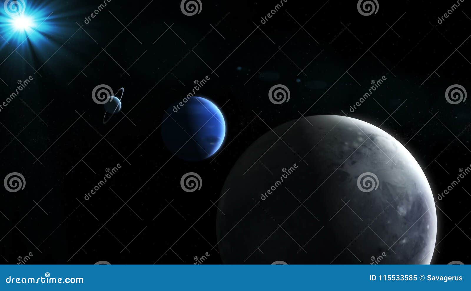 Realistic Planets from Space Stock Image - Image of globe, land: 115533585