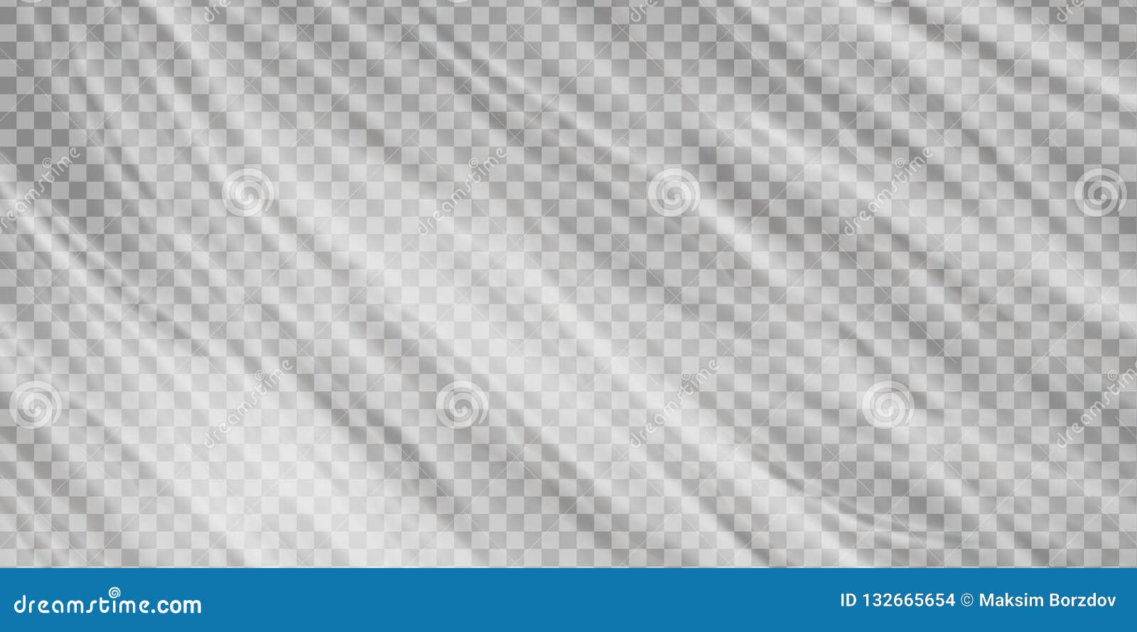 Realistic Plastic Polyethylene Wrap Vector Texture on Abstract ...