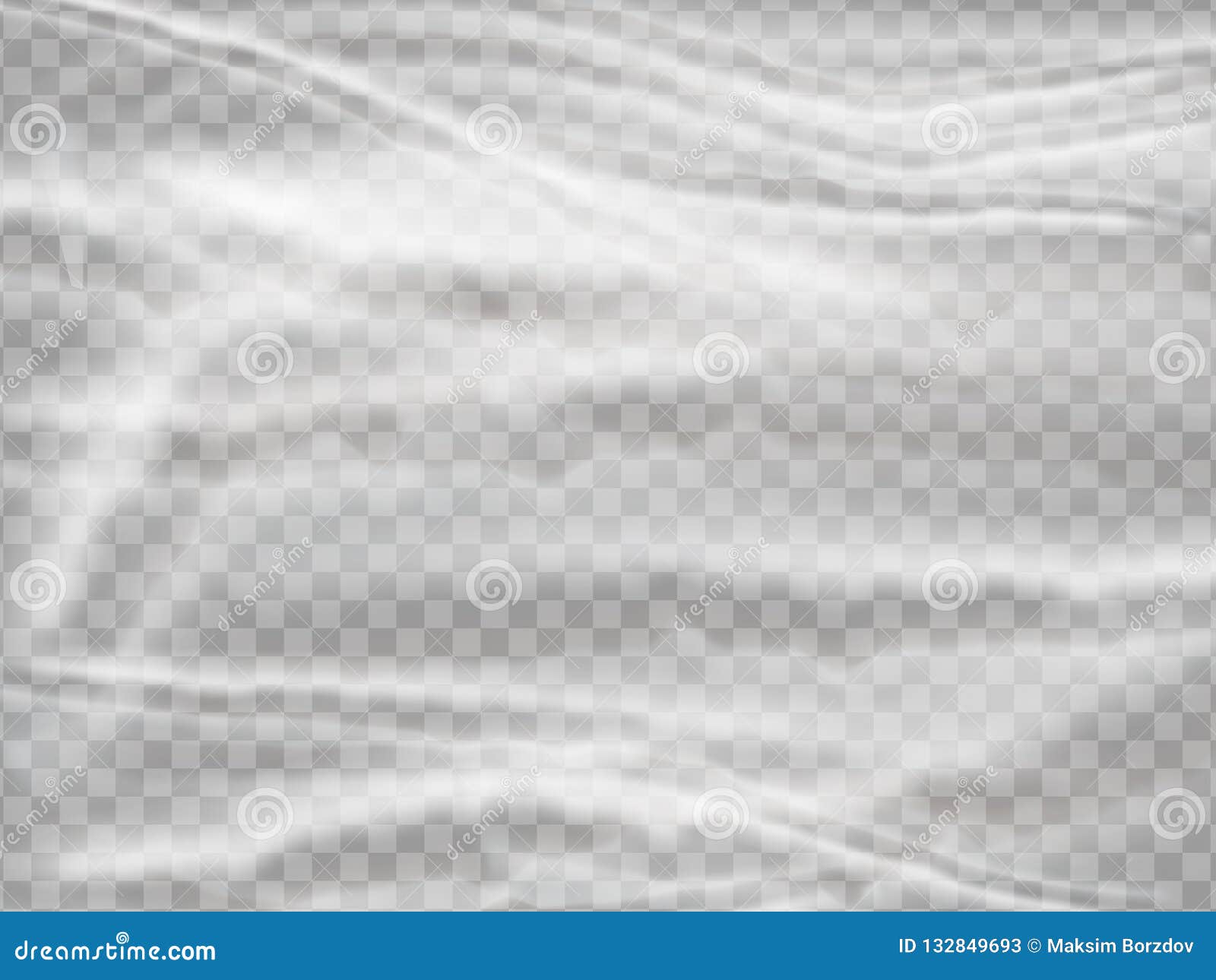 Realistic Plastic Polyethylene Wrap Vector Texture On Abstract ...