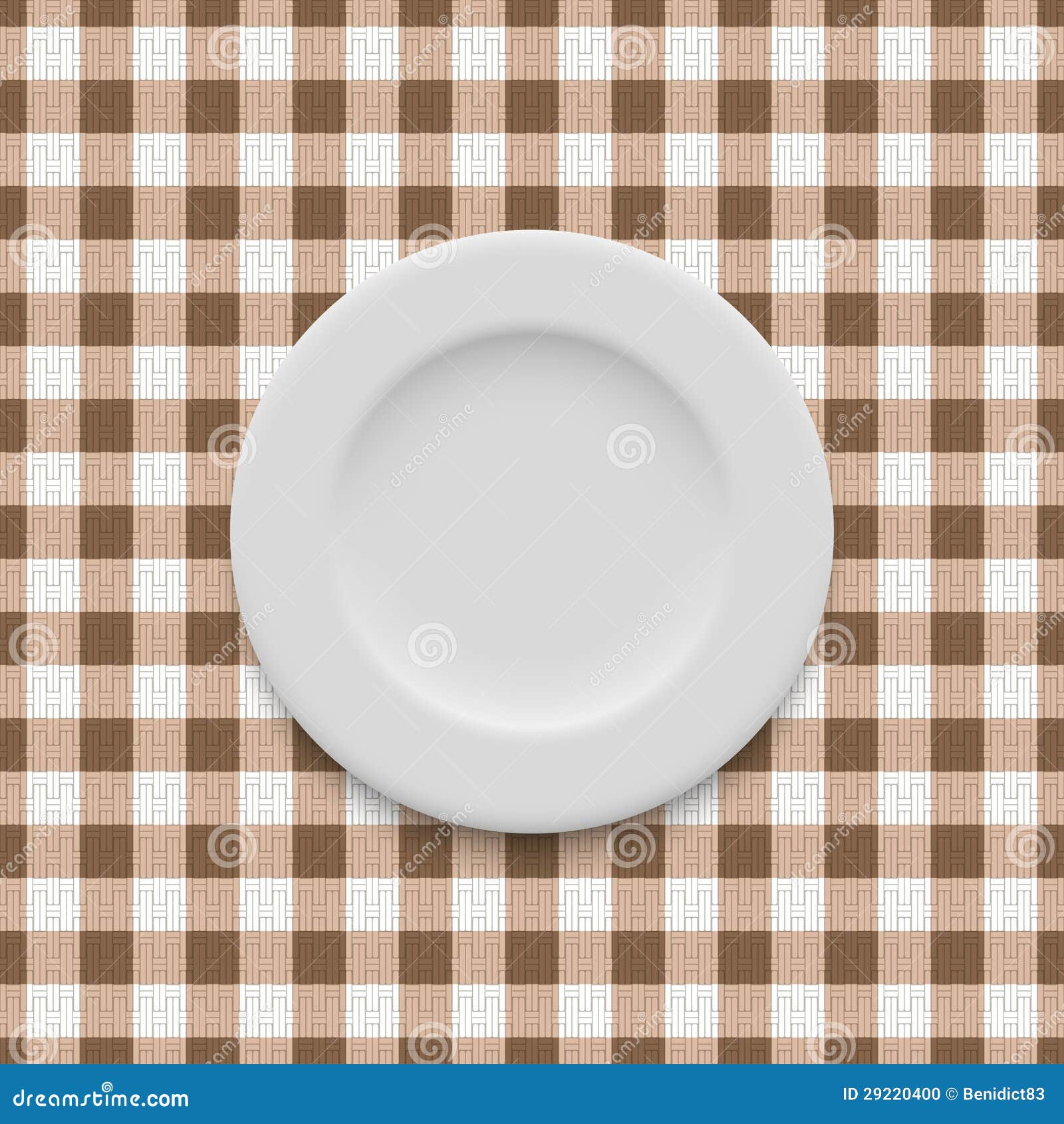 Realistic plate vector stock vector. Illustration of empty - 29220400