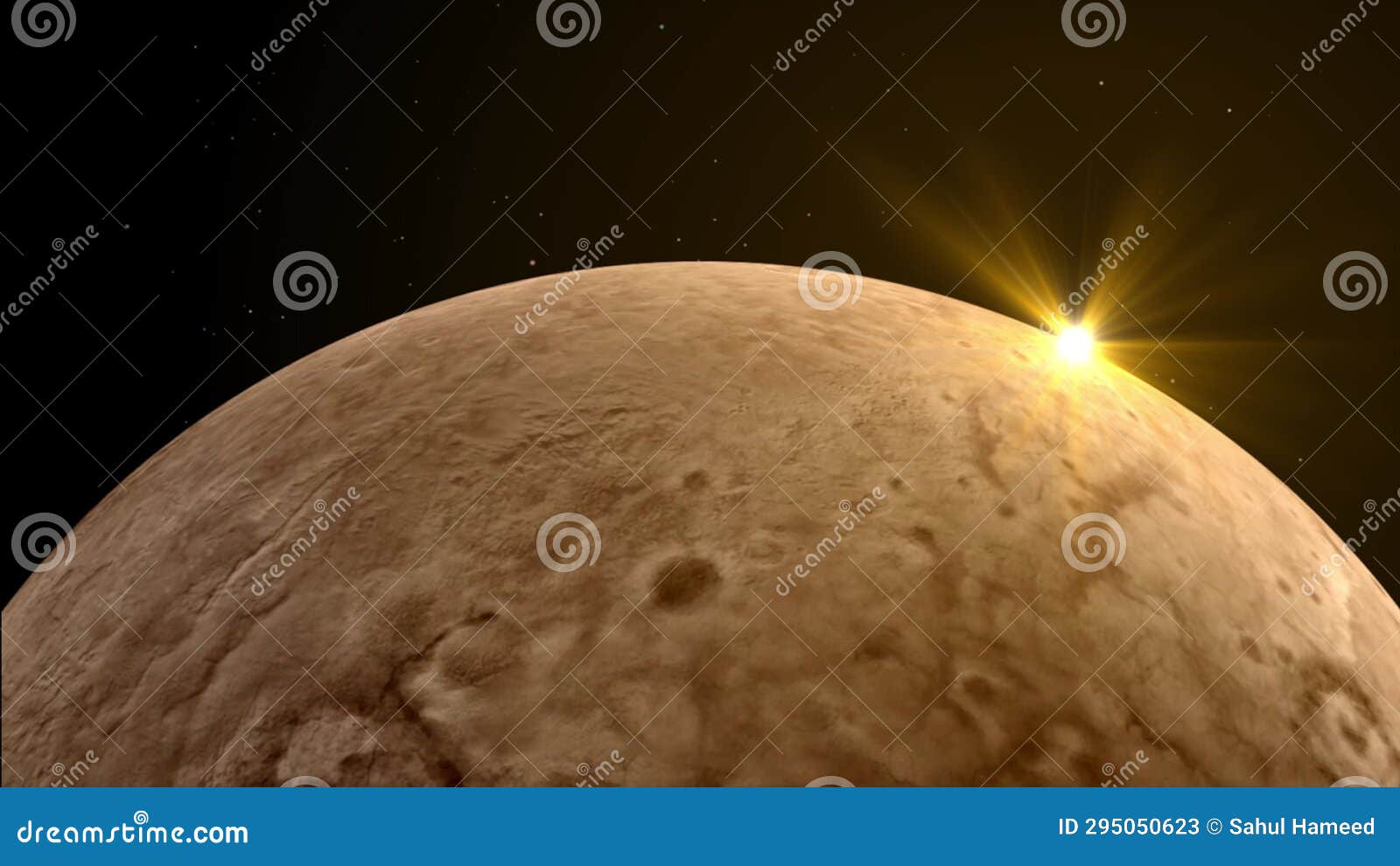 Realistic Pluto Planet Animation with Seamless Loop Stock Video - Video ...