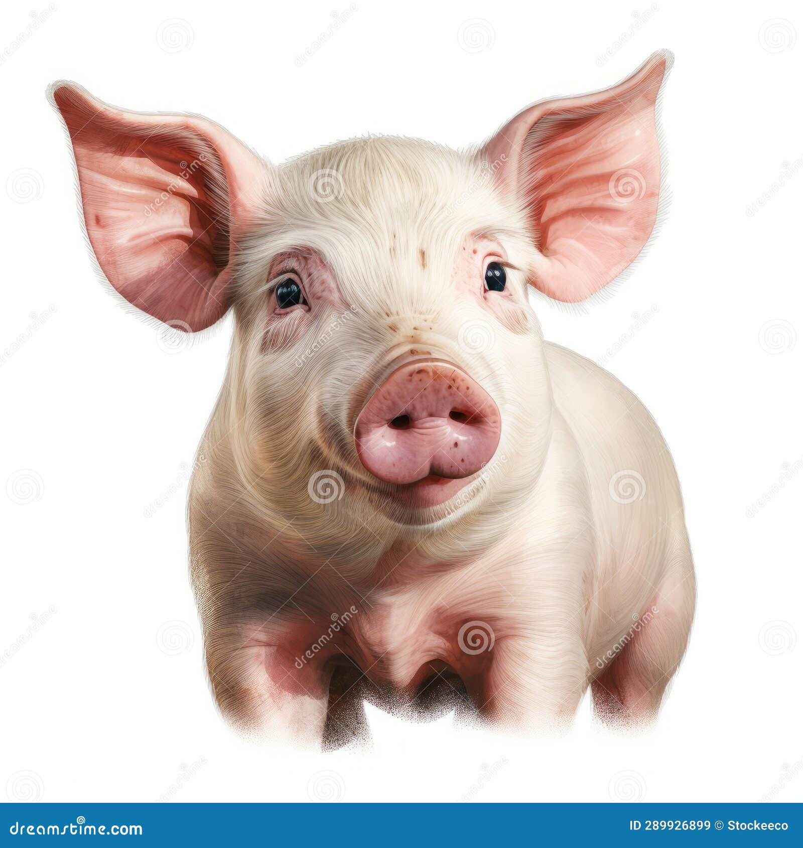 Realistic Portrait of a Dignified Pig in 8k Resolution Stock Image ...