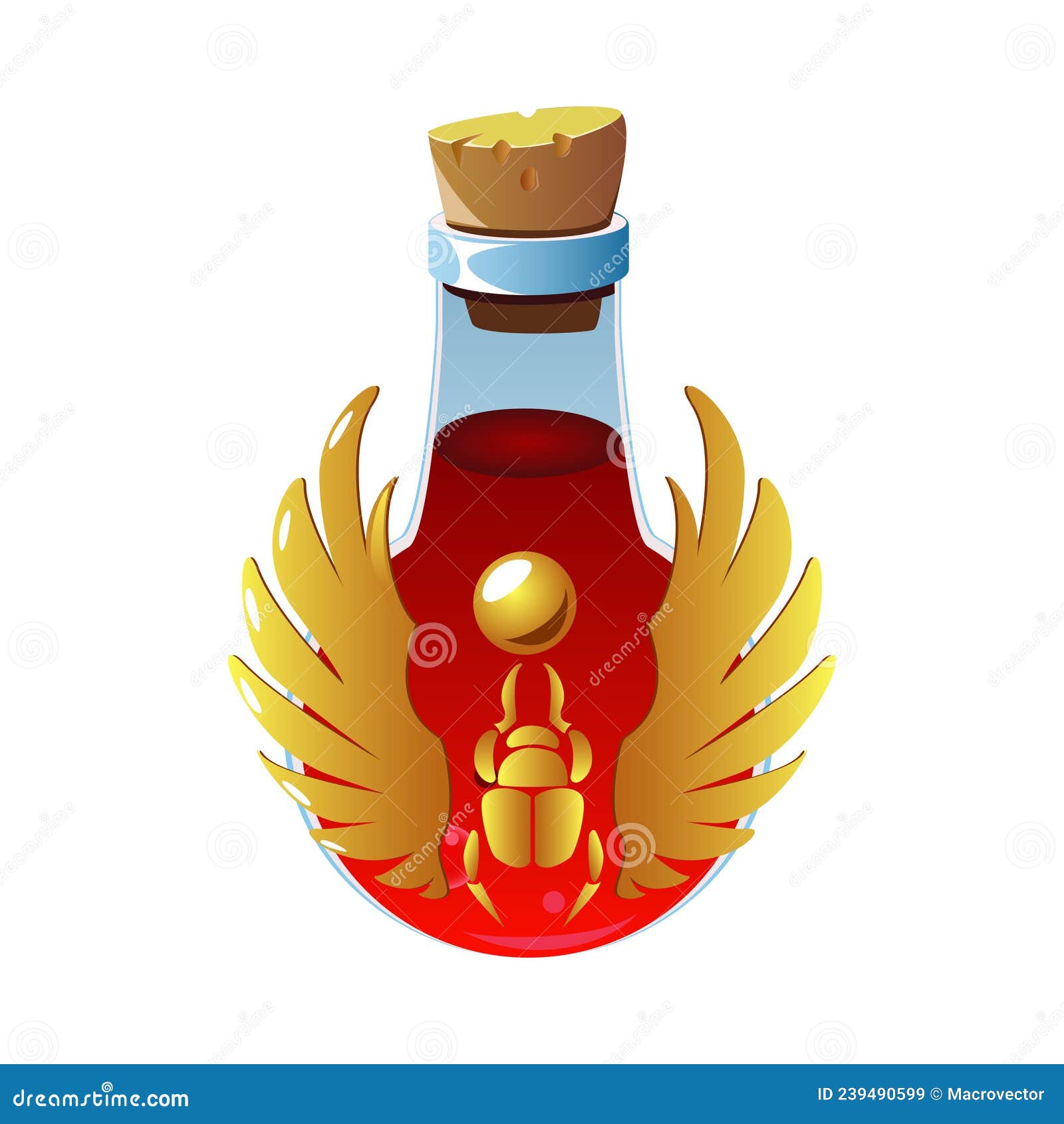 Realistic Potion Illustration Stock Vector - Illustration of alchemist ...