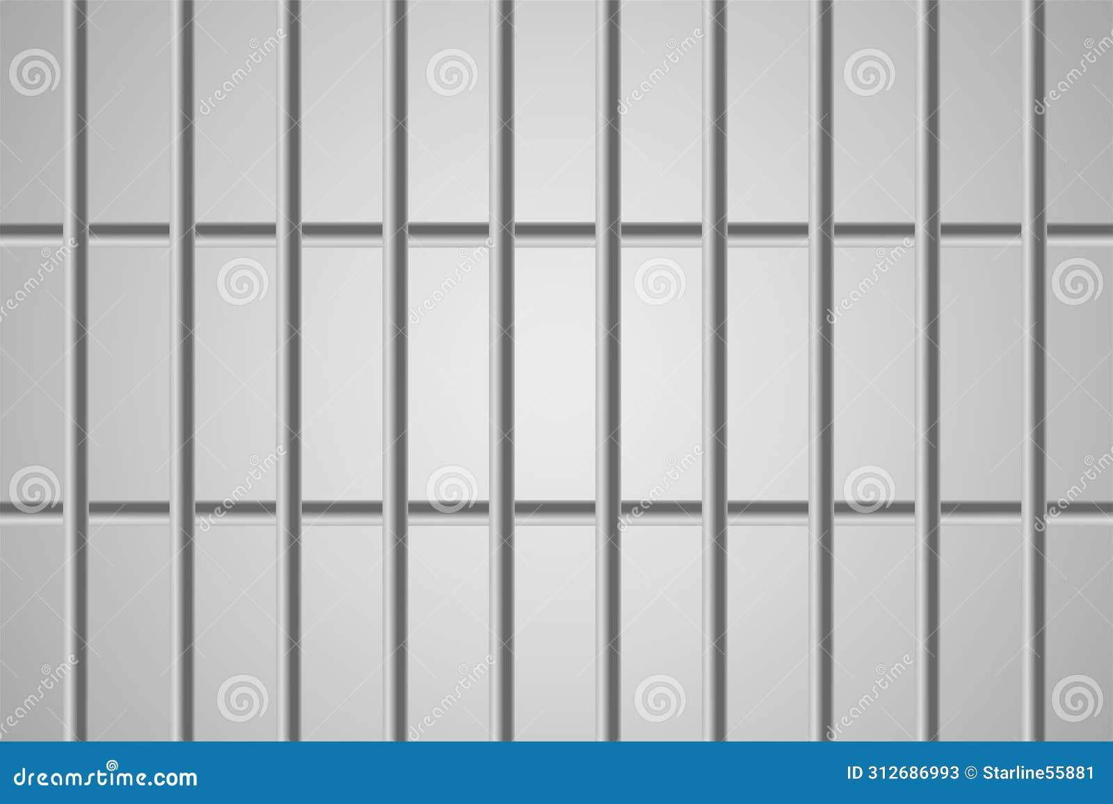 Set Of Realistic Prison Metal Bars . Iron Jail Cage. Prison Fence Jail ...