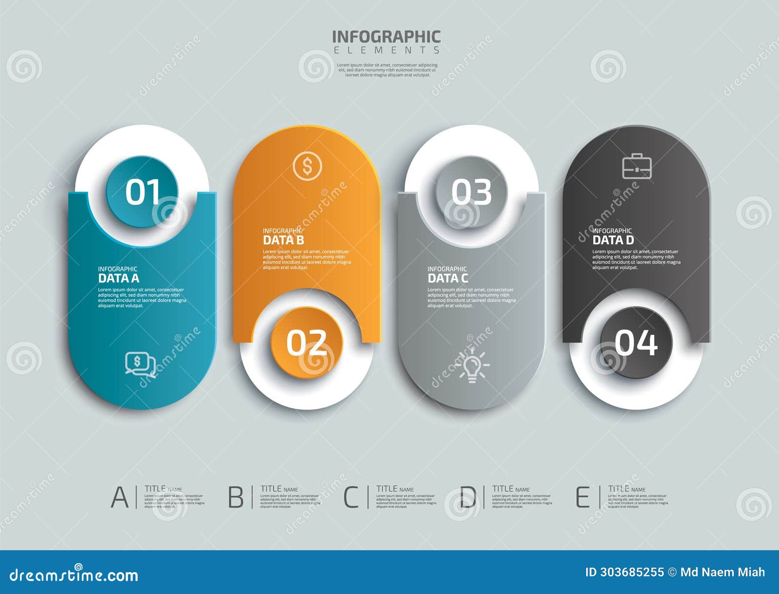 Realistic Process Infographic Different Charts Diagrams Workflow ... Realistic Process Infographic Different Charts Diagrams Workflow ...