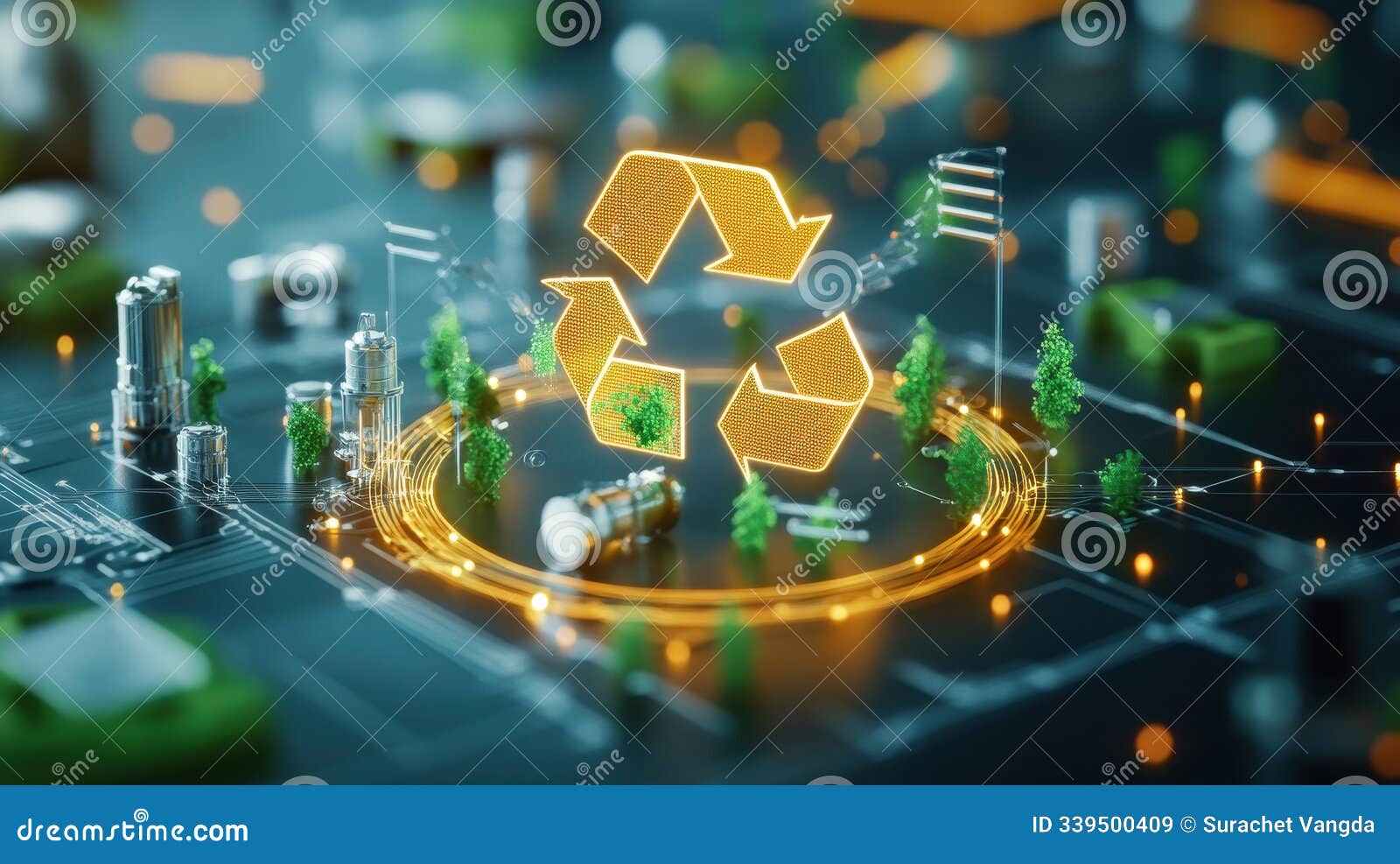 Realistic Product Lifecycle Management Concept Visualization Stock ...