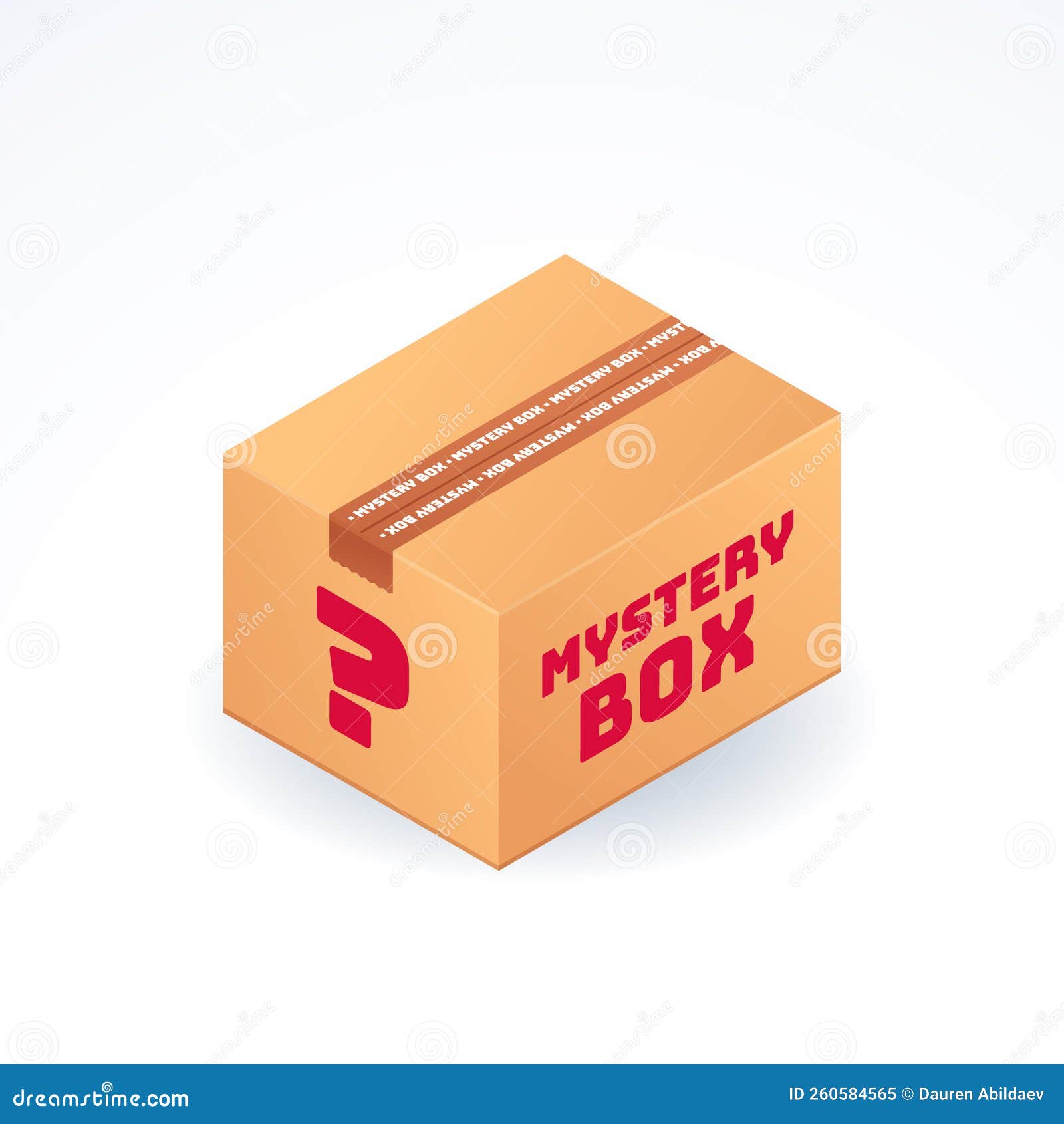 Realistic Question Box Vector Illustration. Stock Vector - Illustration ...