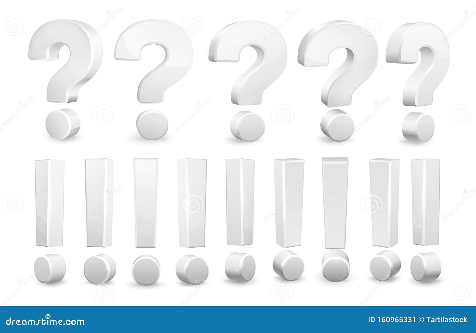 Exclamation Marks And One Question Mark Royalty-Free Stock Photo ...