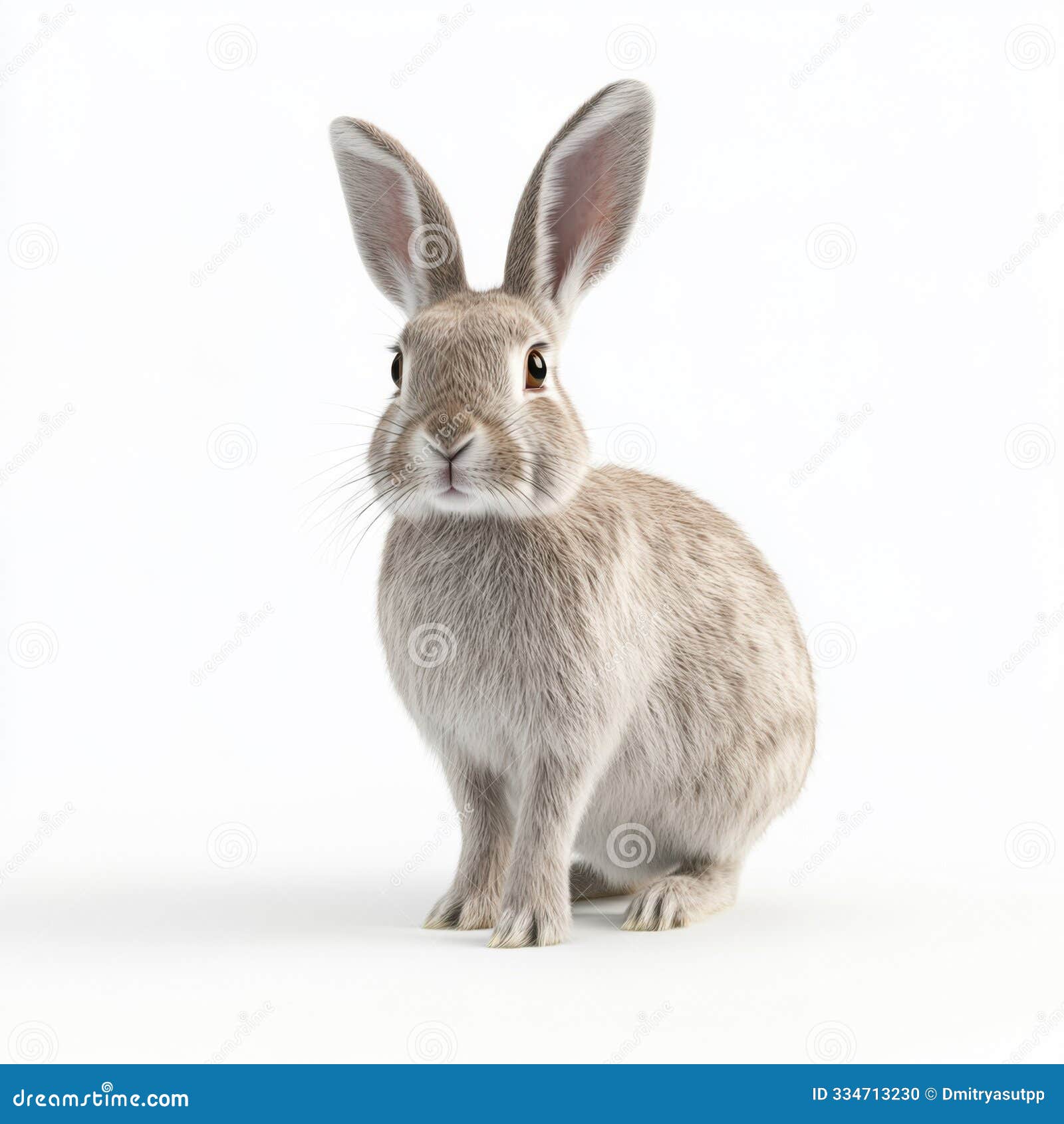 Realistic Rabbit Coloring Pages: Free Printable Sheets For Kids Royalty ...