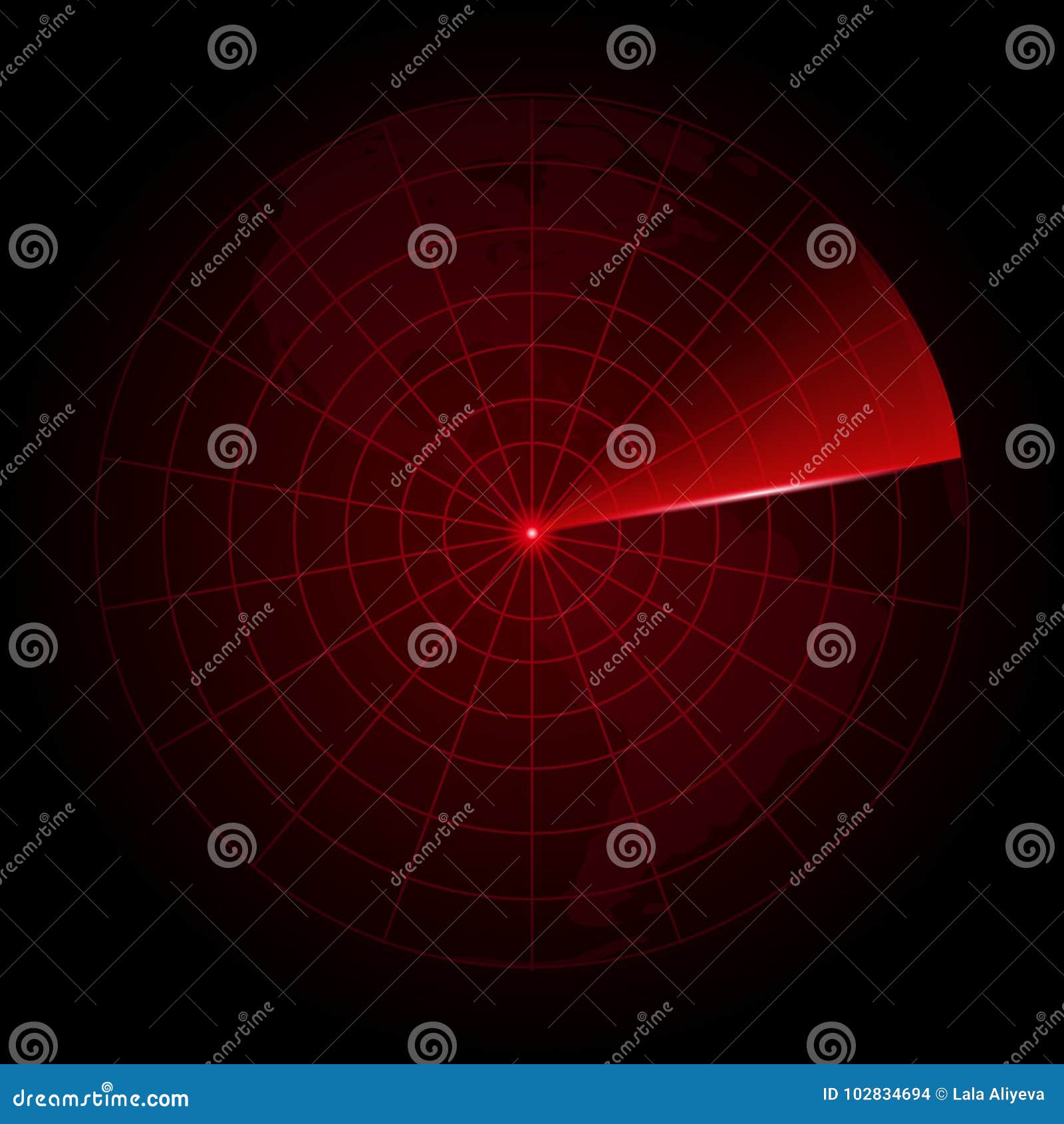 Realistic Radar in Searching. Vector Stock Illustration - Illustration ... Realistic Radar in Searching. Vector Stock Illustration - Illustration ...