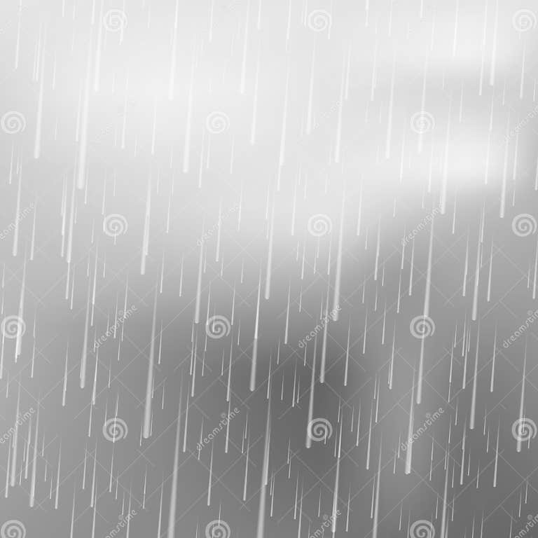 Realistic Rain Drops. Rain . Vector Illustration Stock Vector ...