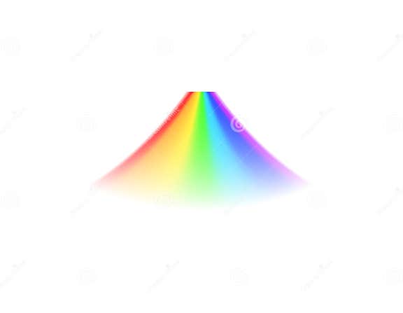 Realistic Rainbow Spectrum stock vector. Illustration of forecast ...