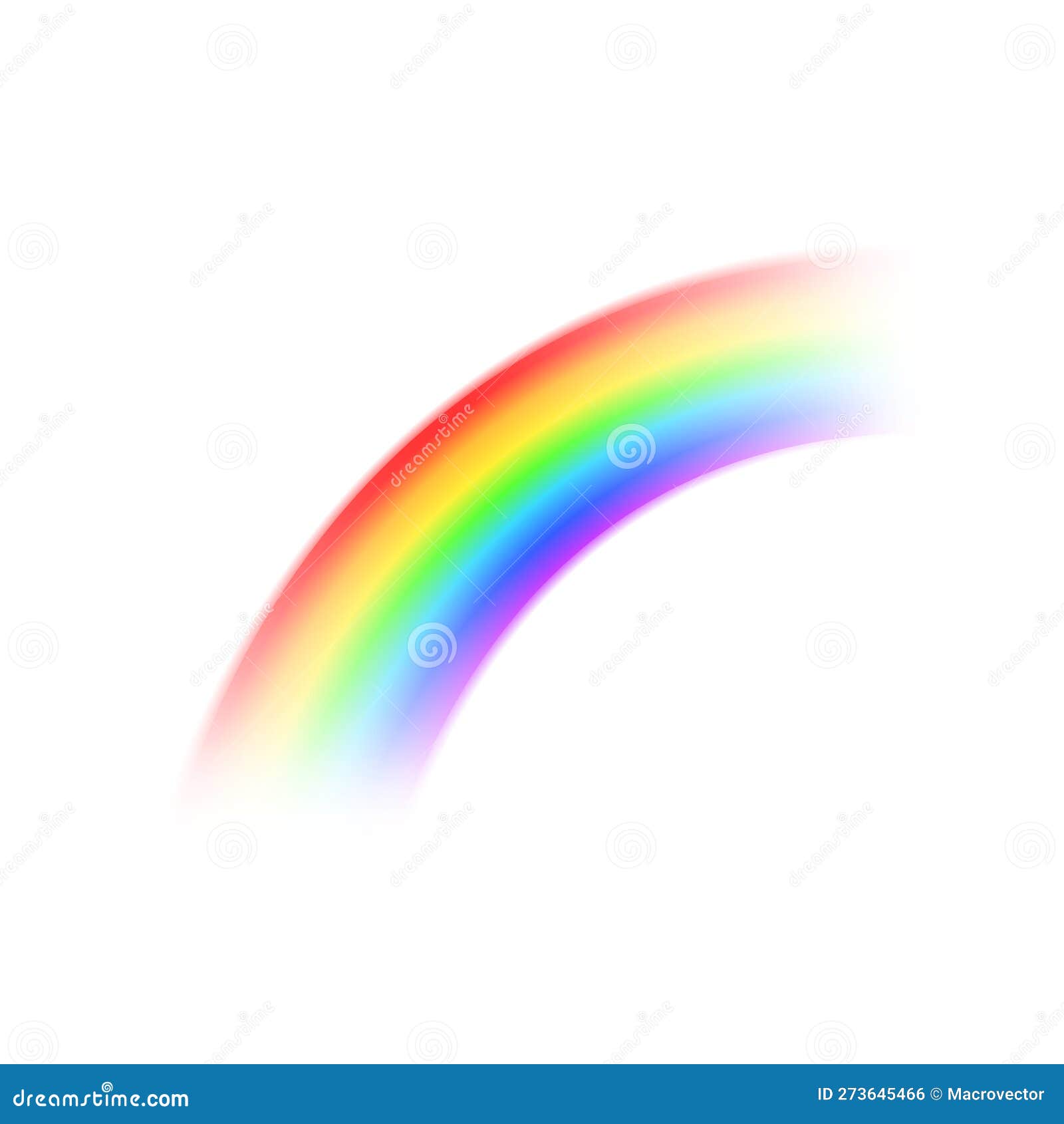 Realistic Rainbow Spectrum stock vector. Illustration of light - 273645466