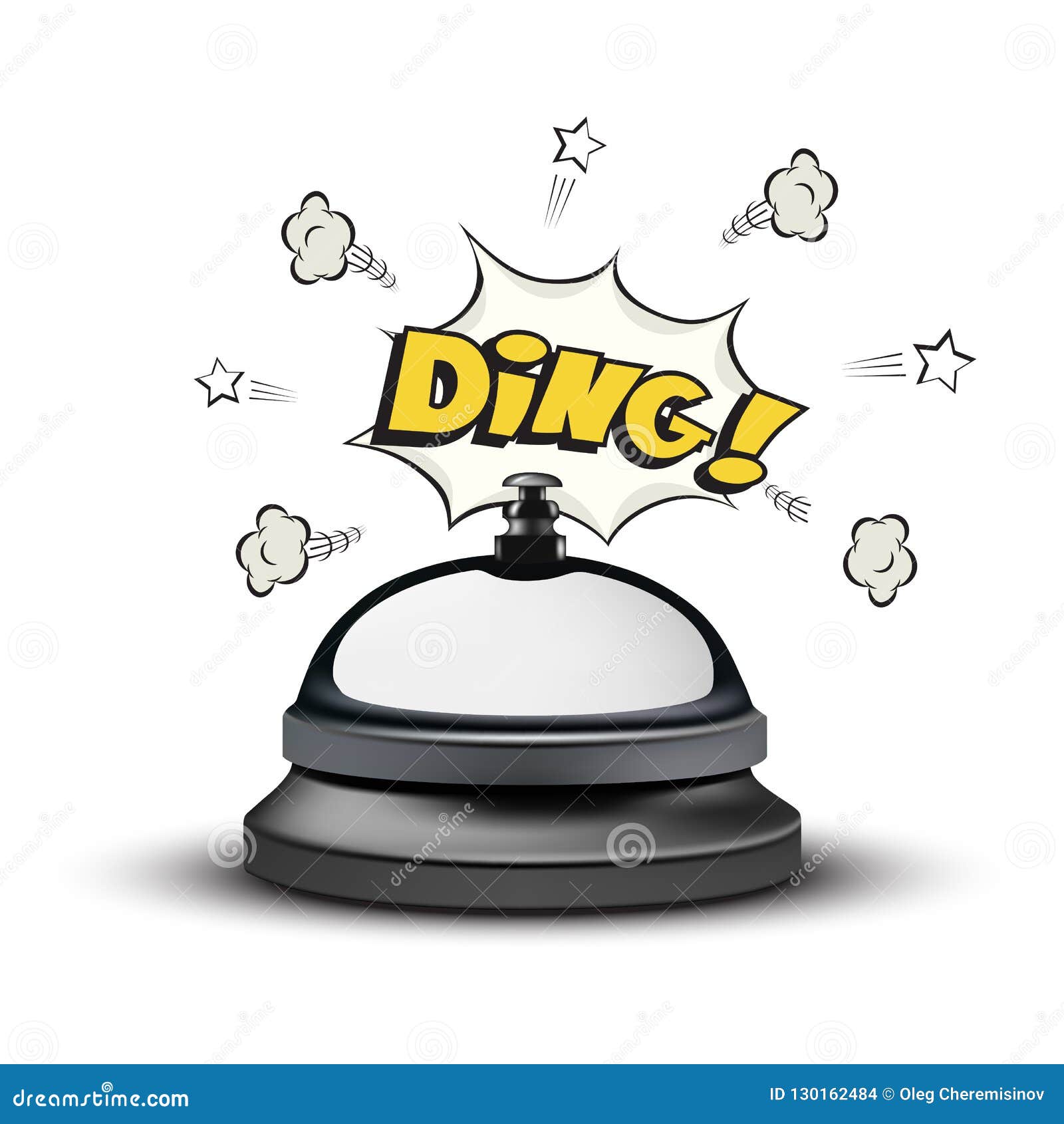 Ding Dong Comic Bright Template With Speech Bubbles On Colorful Frames ...