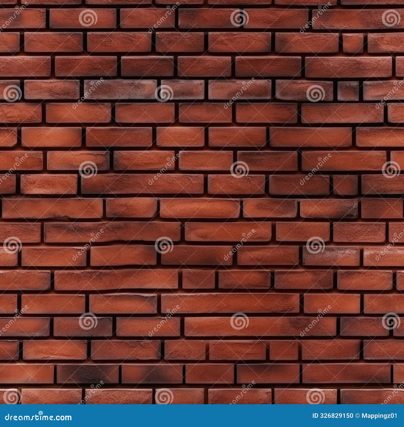 Realistic Red Brick Texture Background Stock Illustration ...