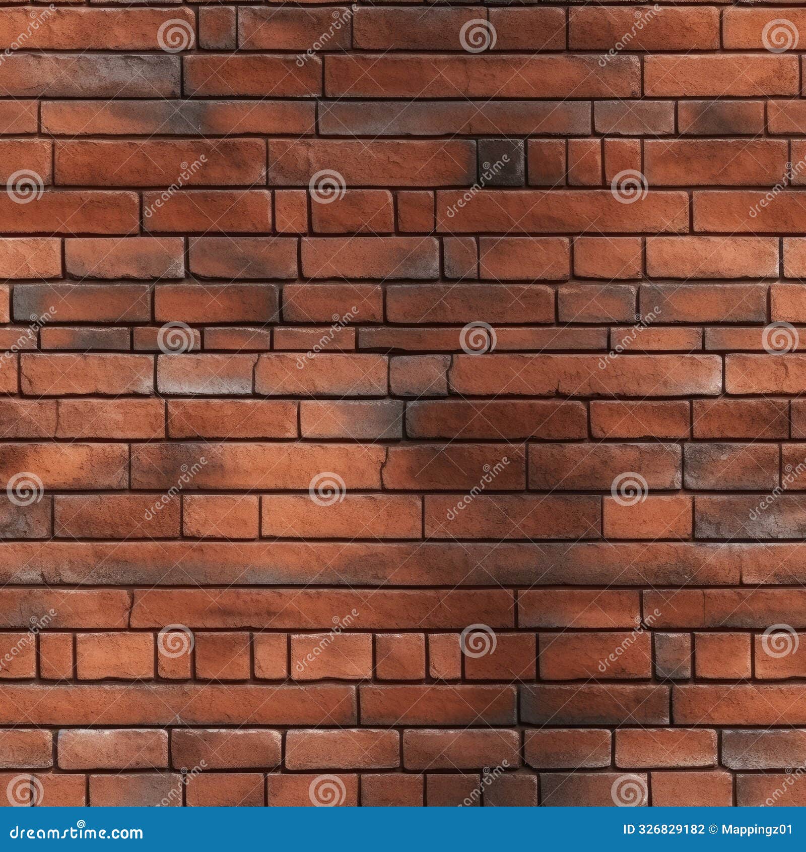 Realistic Red Brick Texture Background Stock Illustration ...