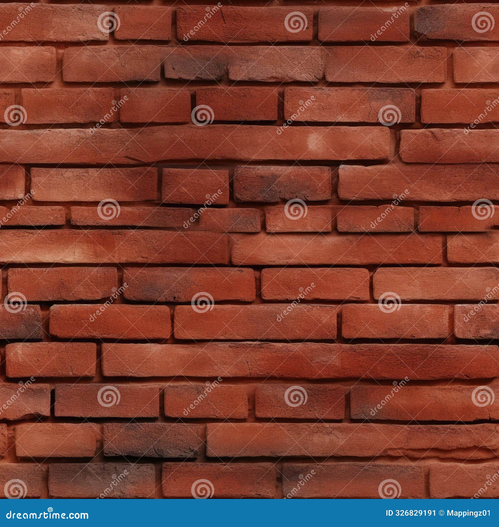 Realistic Red Brick Texture Background Stock Illustration ...