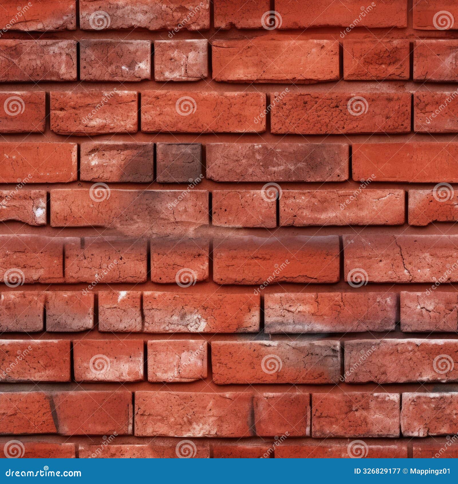 Realistic Red Brick Texture Background Stock Illustration ...