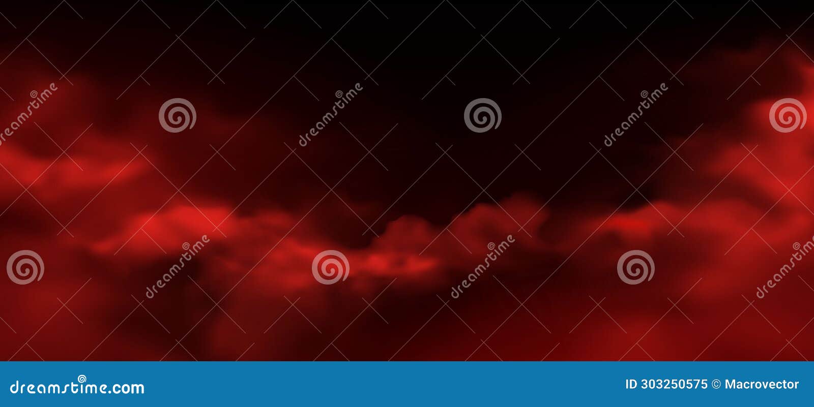 Realistic red clouds stock illustration. Illustration of desert - 303250575
