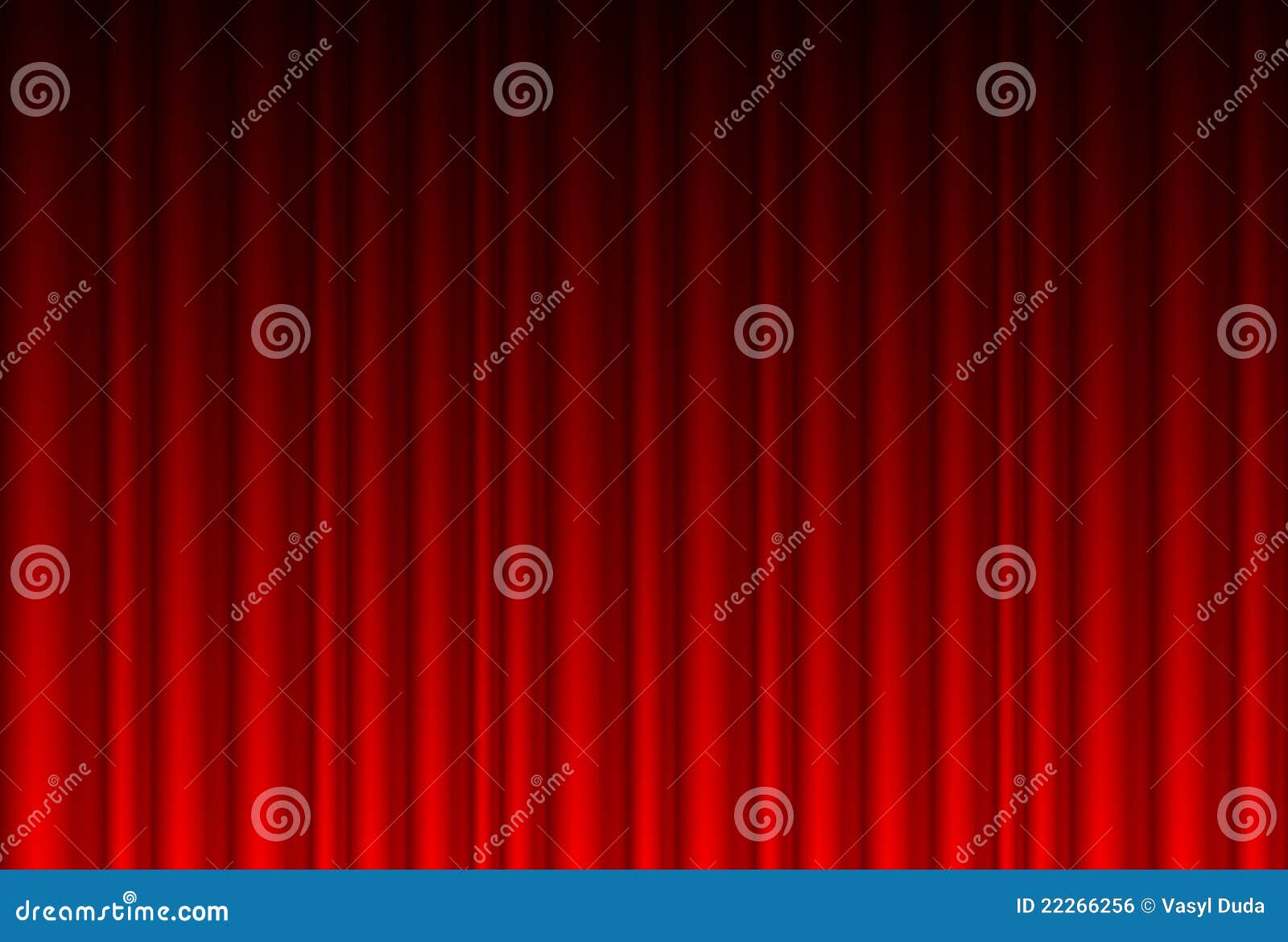 Realistic red curtain stock vector. Illustration of close - 22266256