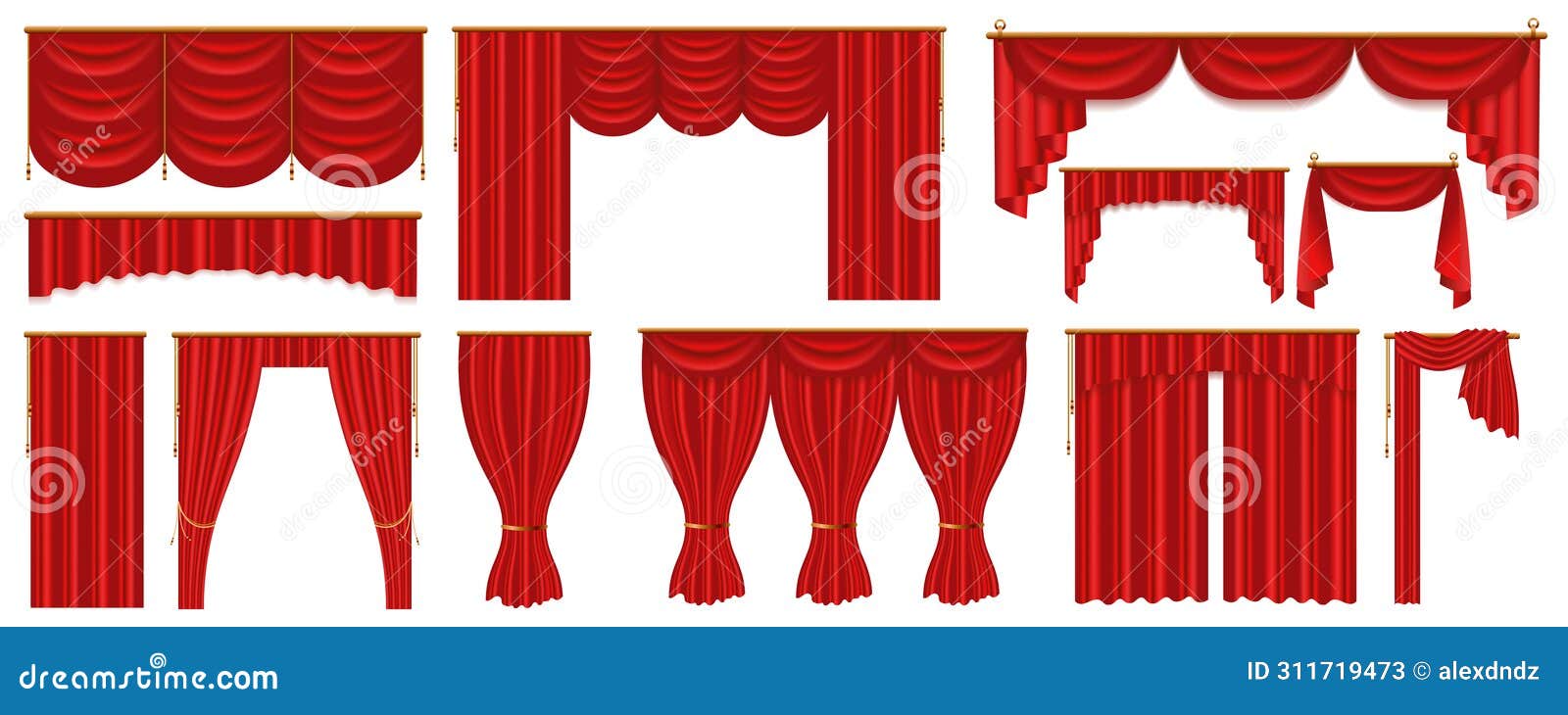 Different Border Templates With Funny Clowns Vector Illustration ...