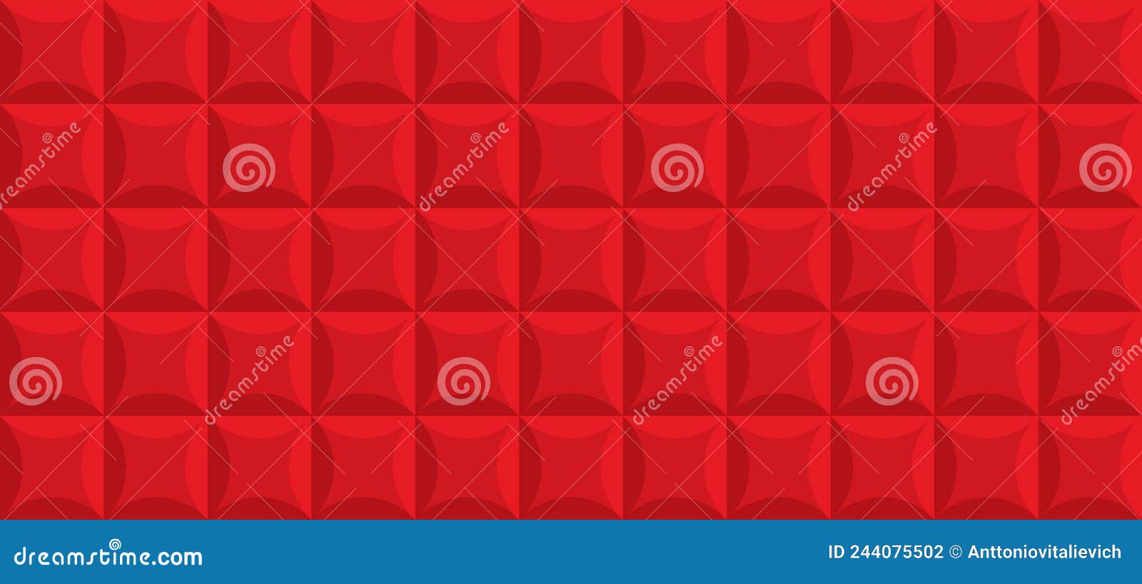 Realistic Red Tile Texture for Decor Interior with Square Shape ...
