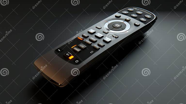 Realistic Remote Control with Sleek Design Stock Illustration ...