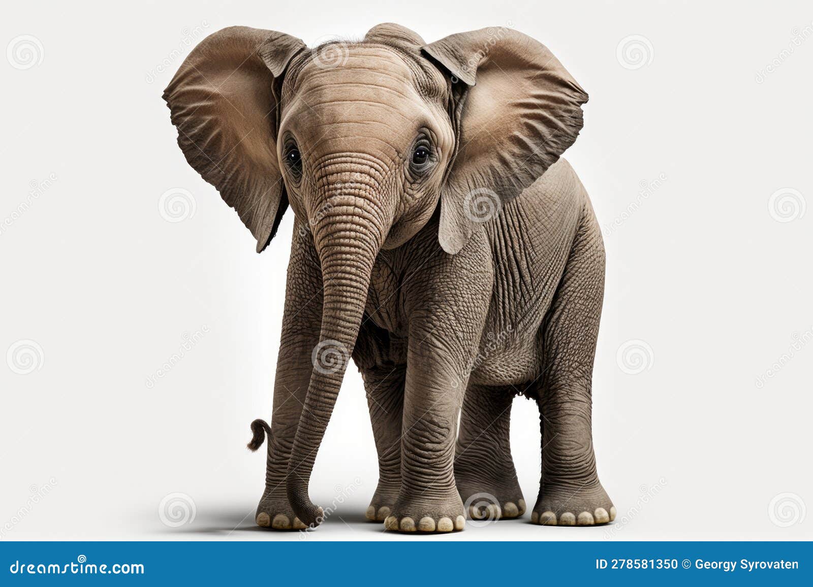 Realistic RenderingHyper-realistic Elephant Model: Intricate Details ...